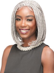 DESTINY Wig Braided BOB 12" (Natural Part, ,182Strands)