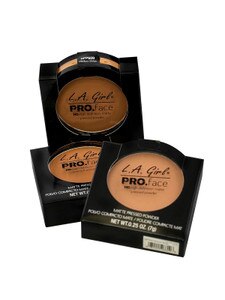 LA GIRL #GPP HD PRO FACE PRESSED POWDER(GPP609, MEDIUM BEIGE)- 3 pcs/PK